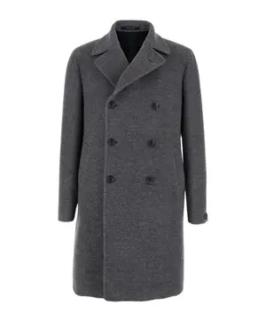 Tagliatore Straight Hem Outerwear For Men