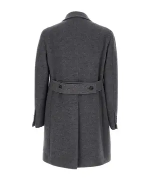 Tagliatore Double-breasted Tailored Coat - Black