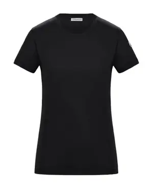 Moncler Cotton Jersey T-shirt - Black