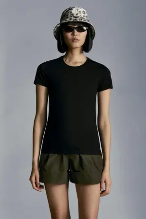 Moncler Cotton Jersey T-shirt - Black