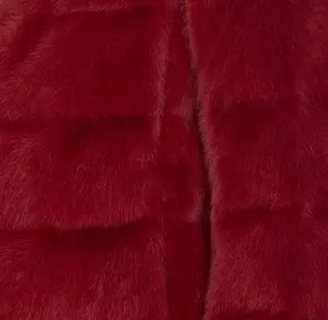 Herno Faux Fur Zipped Down Jacket - Red