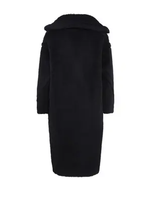 Max Mara Tedgirl Button-up Long Coat - Black