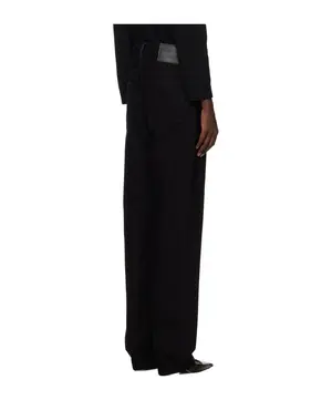 Valentino Garavani Button Detailed Straight Leg Jeans