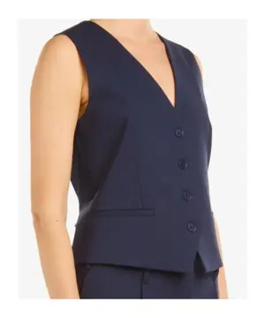 P.a.r.o.s.h Sleeveless V-neck Vest - Black