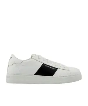 Emporio Armani Panelled Lace-up Low Top Sneakers