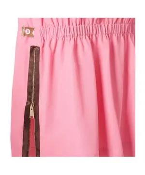 Fendi Side-zip Midi Pencil Skirt - Pink