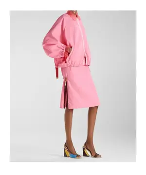 Fendi Side-zip Midi Pencil Skirt - Pink