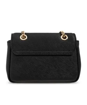 VIVIENNE WESTWOOD Victoria Leather Shoulder Bag - Black