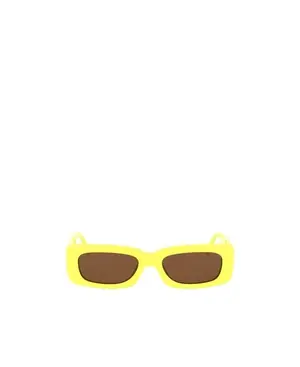 Attico Logo Sunglasses - Yellow