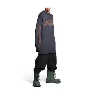 Balenciaga Steroid Combat Boots - Green