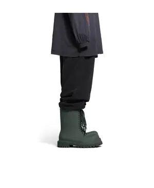 Balenciaga Steroid Combat Boots - Green