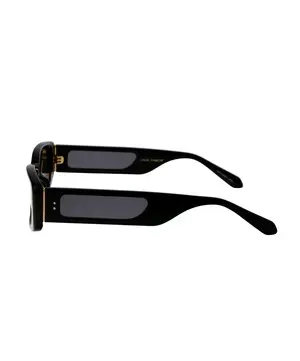 Linda Farrow Rectangular Frame Sunglasses - Black