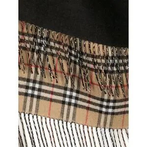 Burberry Fringed-edge Reversible Cape