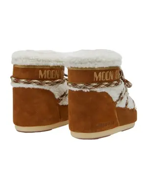 Moon Boot Lace-up Shearling Boots