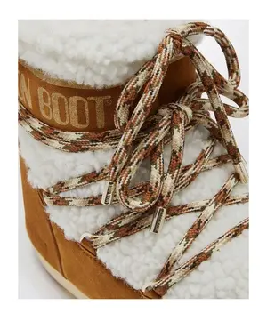 Moon Boot Lace-up Shearling Boots