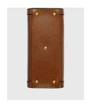 Gucci Mini Diana Top Handle Bag With Bamboo Handle - Brown