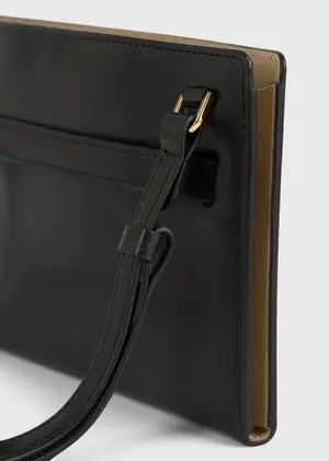 TOTEME Belted Crossbody Bag - Black