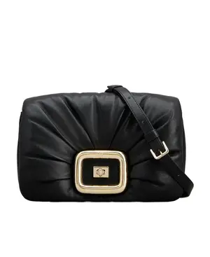 ROGER VIVIER Viv' Choc Shoulder Bag - Black