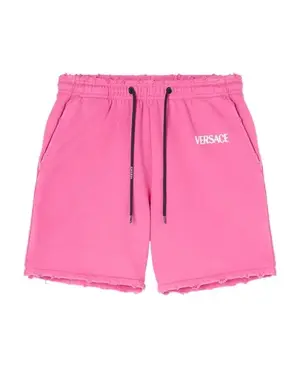 VERSACE Pink High Waisted Bermuda Shorts