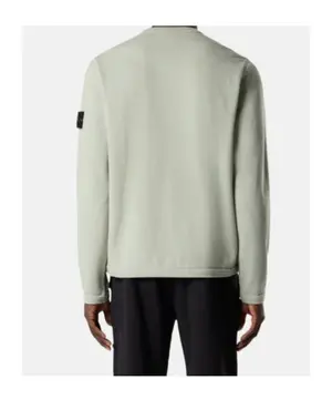 Stone Island Logo Patch Crewneck Sweatshirt - Sage