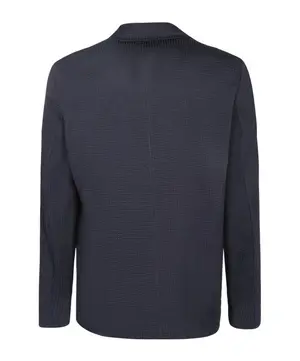 Harris Wharf London Seersucker Two-button Blazer
