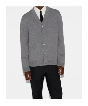 Gucci V-neck Cardigan With Webbing Detail
