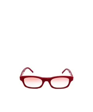 Givenchy Rectangle Full-frame Logo Sunglasses - Red