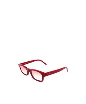 Givenchy Rectangle Full-frame Logo Sunglasses - Red