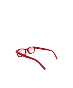 Givenchy Rectangle Full-frame Logo Sunglasses - Red