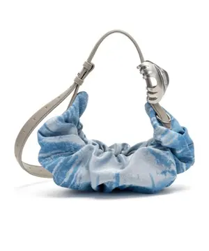 DIESEL® Grab-d Scrunched Hobo Bag - Blue