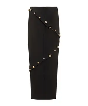 AWAKE A.w.a.k.e. Mode Embellished Pencil Skirt