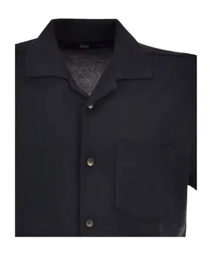 Herno Short Sleeve Shirt - Black
