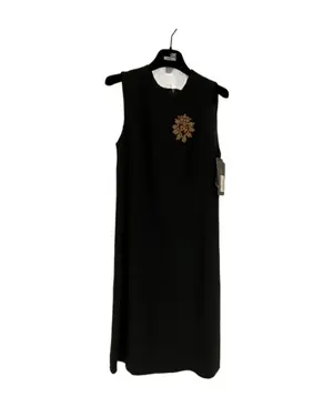 Dolce & Gabbana Embellished Round Neck Sleeveless Dress - No