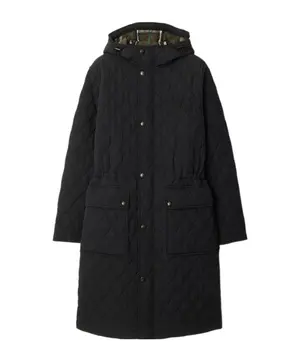 Burberry Quilted Hooded Down Coat