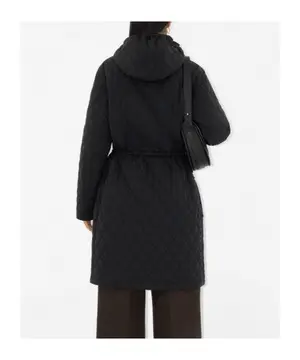 Burberry Quilted Hooded Down Coat