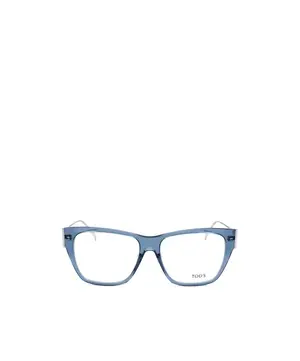 TOD'S Geometric Frame Eyeglasses - Blue