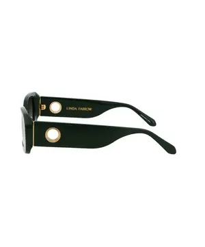 Linda Farrow Geometric Sunglasses