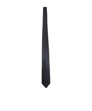 TOM FORD Polka Dot Silk Neck Tie - Black