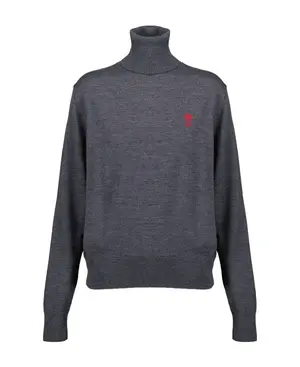 Ami Paris High Neck Sweaters For Women