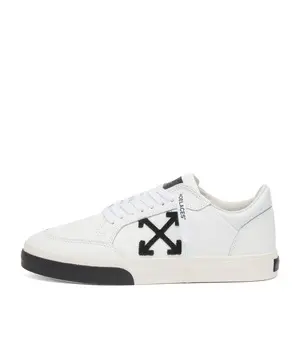 Off-White Vulcanized Lace-up Sneakers - White