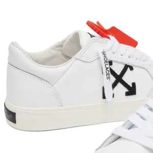 Off-White Vulcanized Lace-up Sneakers - White