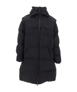 Bottega Veneta Padded Hooded Coat - Black