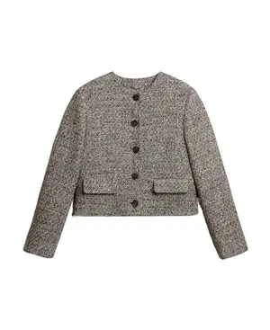 GOLDEN GOOSE Journey Crewneck Buttoned Jacket