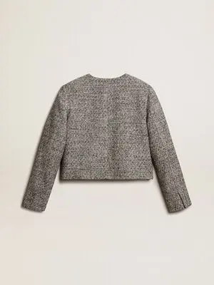 GOLDEN GOOSE Journey Crewneck Buttoned Jacket
