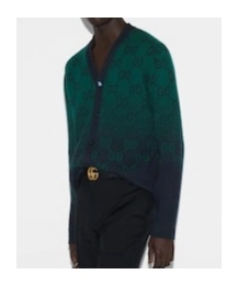 Gucci Monogrammed Button-up Cardigan