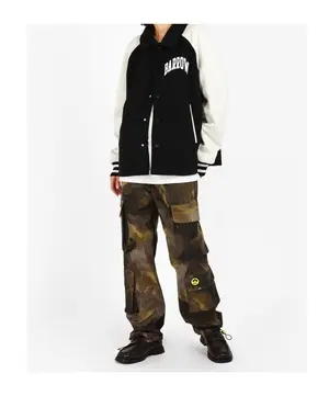 BARROW Logo Printed Varsity Jacket