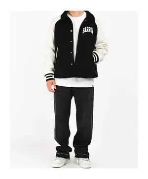 BARROW Logo Printed Varsity Jacket