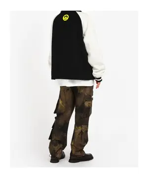 BARROW Logo Printed Varsity Jacket