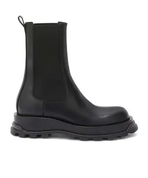 JIL SANDER Chelsea Boots With Vibram Soles - Black