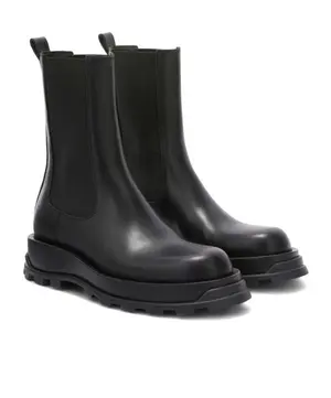JIL SANDER Chelsea Boots With Vibram Soles - Black